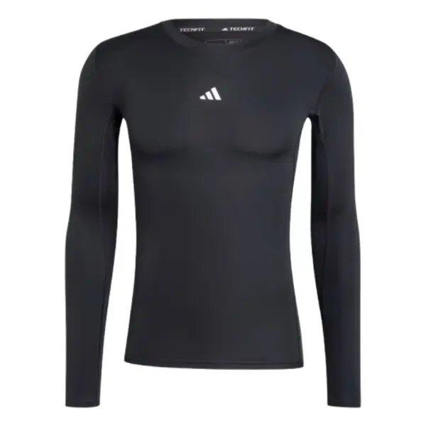 Adidas Techfit Compression Training Long Sleeve T-shirt - Black