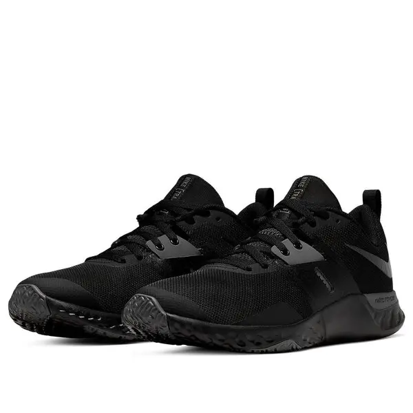 Nike Renew Retaliation Tr Anthracite Athletic Sneakers - Black