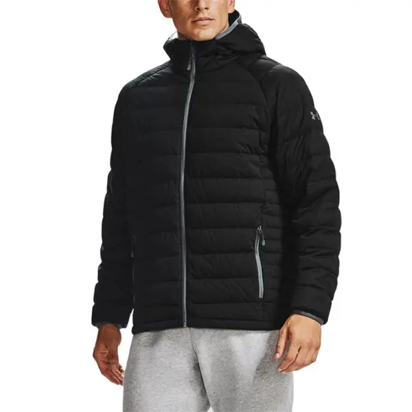 Under Armour Packable Stretch Fleece Down Jacket - Black