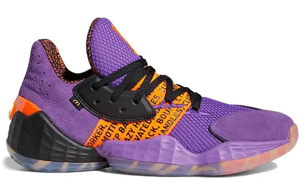 Adidas X Mcdonald's Harden Volume 4 'harden Sauce' Sneakers - Purple