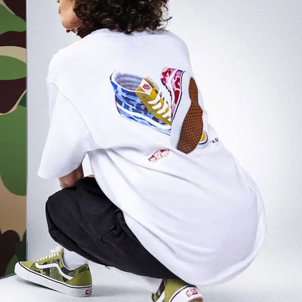 VANS X Bape Sk8-hi T-shirt