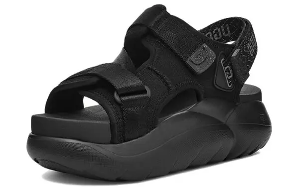 UGG La Alto Cross Strap Sandals - Black