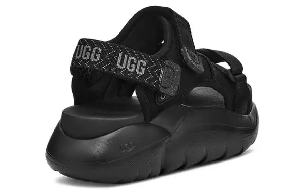 UGG La Alto Cross Strap Sandals - Black