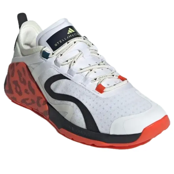 Adidas By Stella Mccartney Dropset Athletic Sneakers - White/off White/active Orange