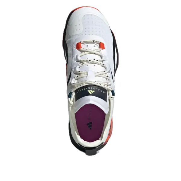 Adidas By Stella Mccartney Dropset Athletic Sneakers - White/off White/active Orange