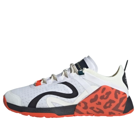 Adidas By Stella Mccartney Dropset Athletic Sneakers - White/off White/active Orange