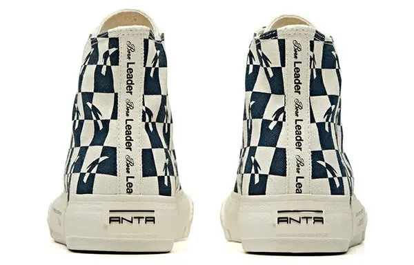 ANTA X Agu Life Series Canvas High Top Sneakers