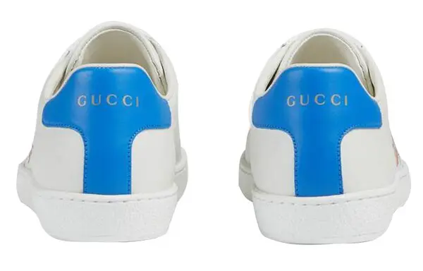 Gucci X Disney Ace Leather Sneakers - White/blue
