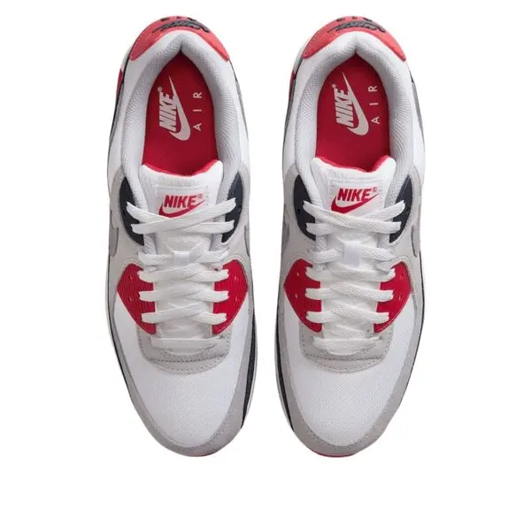 Nike Max 90 "usa" Sneakers - White/cool Grey/university Red