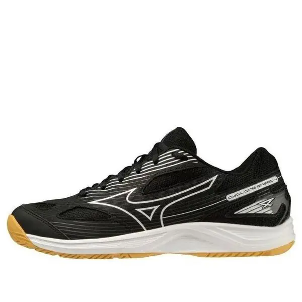 Mizuno Cyclone Speed 4 Athletic Sneakers - Black/white/yellow