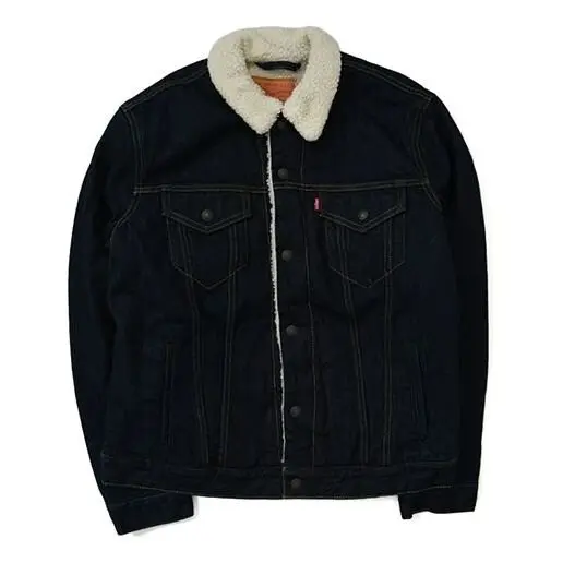 LEVI'S Sherpa Trucker Jacket - Navy