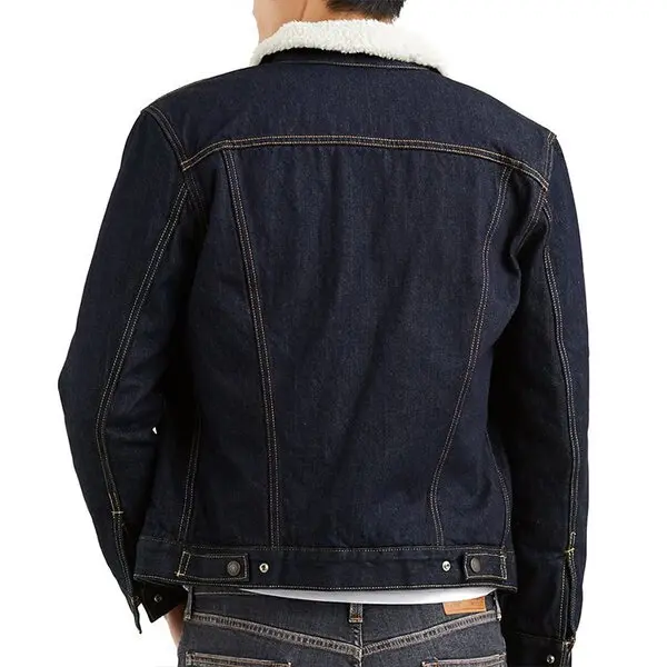 LEVI'S Sherpa Trucker Jacket - Navy