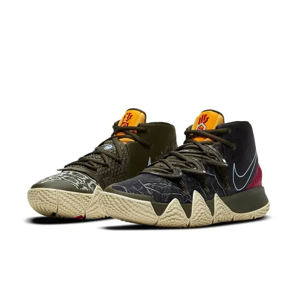 Nike Kyrie Hybrid S2 Ep "what The Camo" High Top Sneakers - Greenred