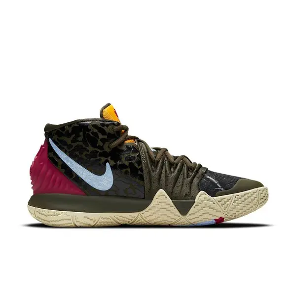 Nike Kyrie Hybrid S2 Ep "what The Camo" High Top Sneakers - Greenred