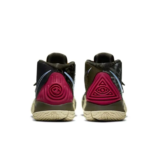 Nike Kyrie Hybrid S2 Ep "what The Camo" High Top Sneakers - Greenred