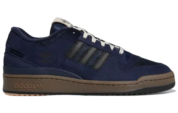 Adidas Forum 84 Low Adv "collegiate Navy Gum" Sneakers - Blue/brown