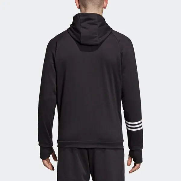 Adidas Training Knit Zip-up Hooded Jacket