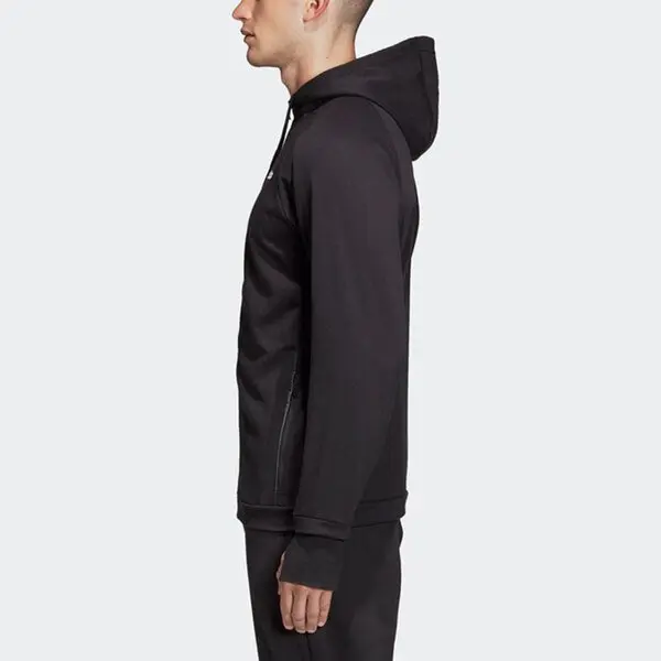 Adidas Training Knit Zip-up Hooded Jacket