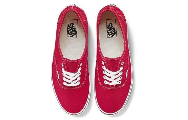 VANS Authentic Low Top Sneakers - Red