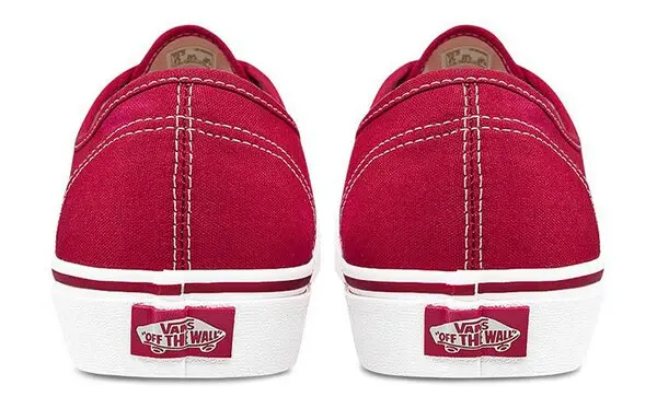 VANS Authentic Low Top Sneakers - Red