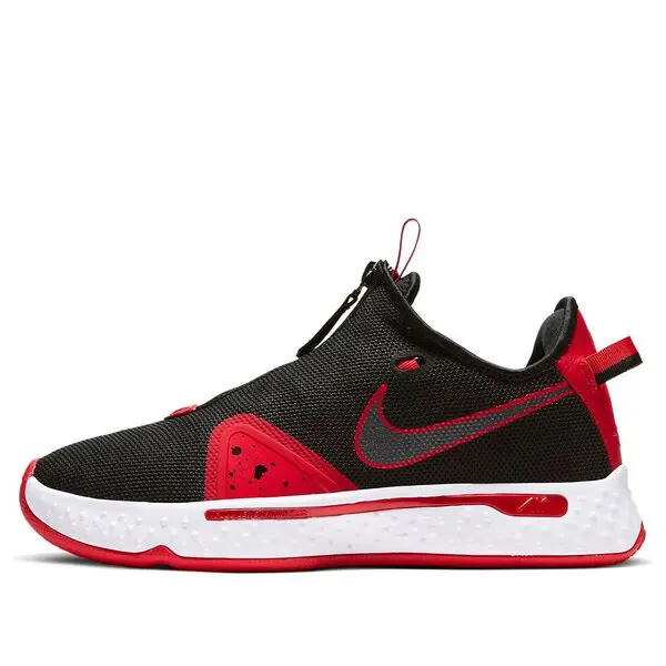 Nike Pg 4 Ep "bred" Athletic Sneakers - Black/red