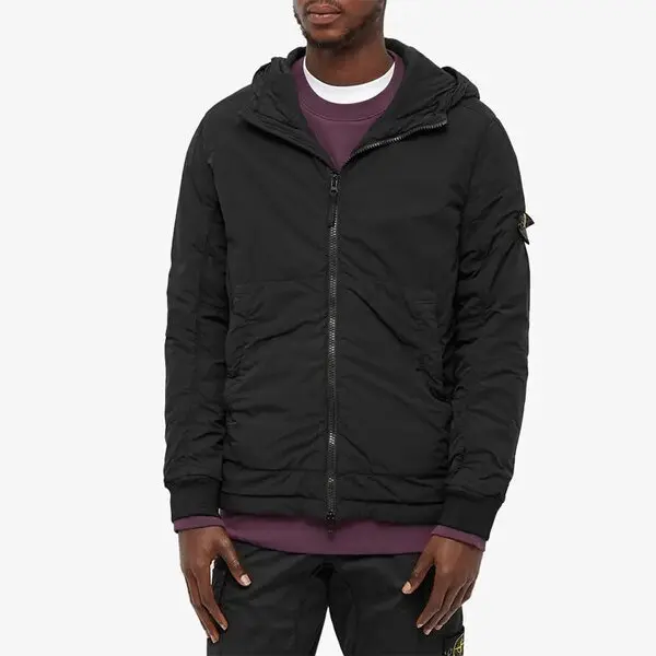 Stone Island Polartec Hooded Jacket - Black