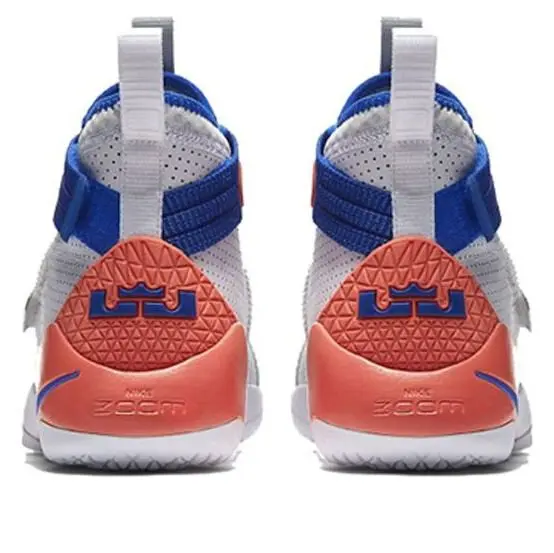Nike Lebron Soldier 11 'ultramarine' High Top Athletic Sneakers - White/blue/red