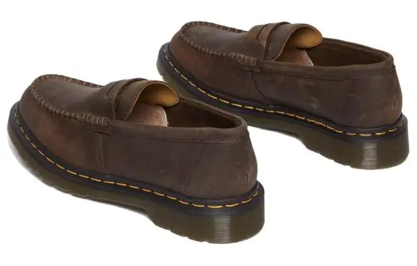Dr. Martens Penton Crazy Horse Loafers - Tan