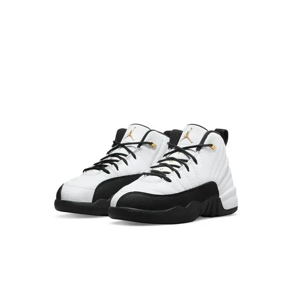 JORDAN 12 Retro "royalty" High Top Sneakers - White/black/gold
