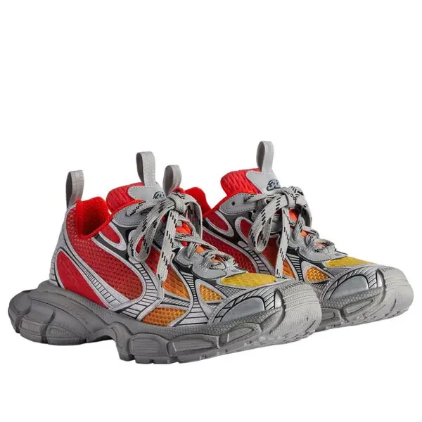 Balenciaga 3xl Sneakers - Red/orange/grey