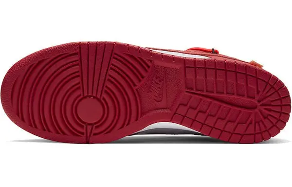 Nike Off-white X Dunk Low "university Red
