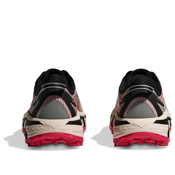 Hoka One One Mafate Speed 2 Trail Running Shoes - Grey/red/black