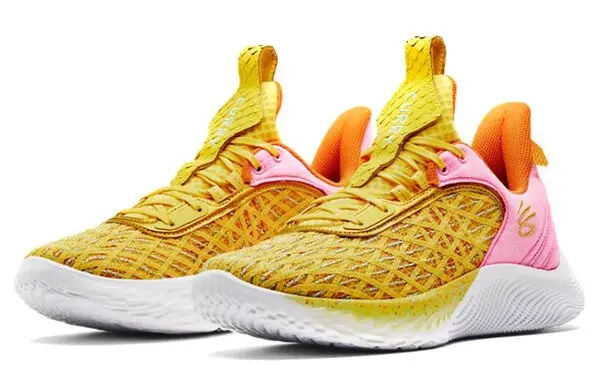 Under Armour Curry Flow X Sesame Street "street Pack Play Big" Basketball Shoes - Yellow/pink