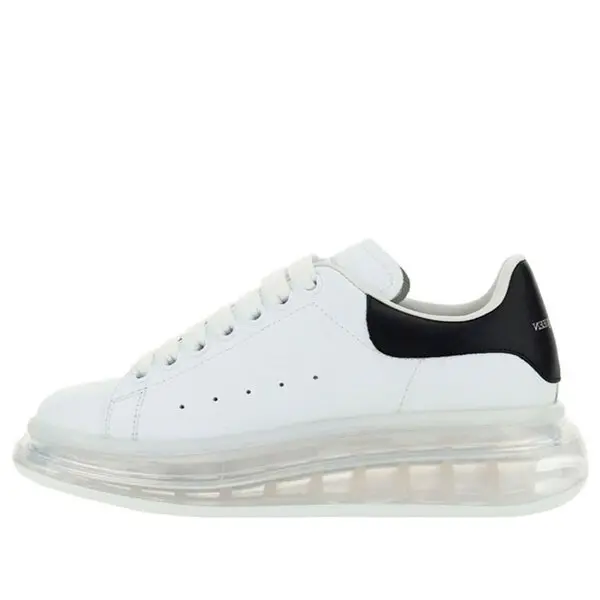 Alexander McQueen Oversized Transparent Sole Sneaker - White/black