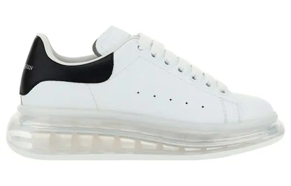 Alexander McQueen Oversized Transparent Sole Sneaker - White/black