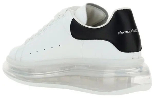 Alexander McQueen Oversized Transparent Sole Sneaker - White/black