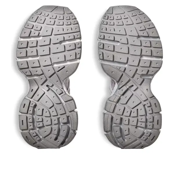 Balenciaga 3xl Extreme Laces Sneakers - Silver