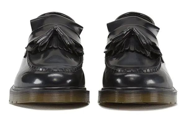 Dr. Martens Adrian Smooth Leather Tassel Loafers - Black