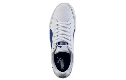 PUMA Smash Vulc Cv Sneakers - White/blue