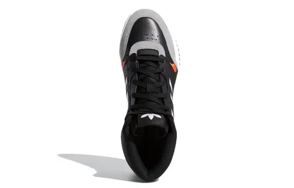 Adidas Originals Drop Step High Top Sneakers - Black/orange