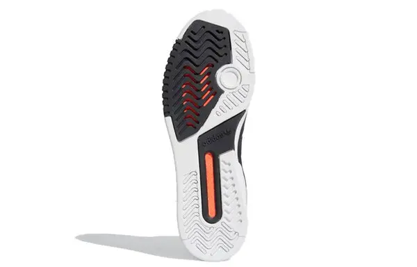 Adidas Originals Drop Step High Top Sneakers - Black/orange