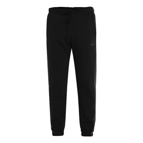 Nike As Nsw Bb Jggr Snl Cb Casual Sports Bundle Feet Fleece Lined Knit Long Pants/trousers - Black