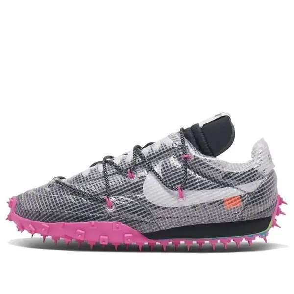Nike Off-white X Waffle Racer 'fuchsia - Black;pink