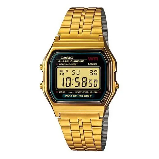Casio Tone Stainless Steel Analog Digital Watch - Gold