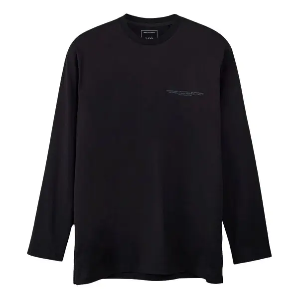 Adidas Y-3 Logo Long Sleeve T-shirt Asia Sizing