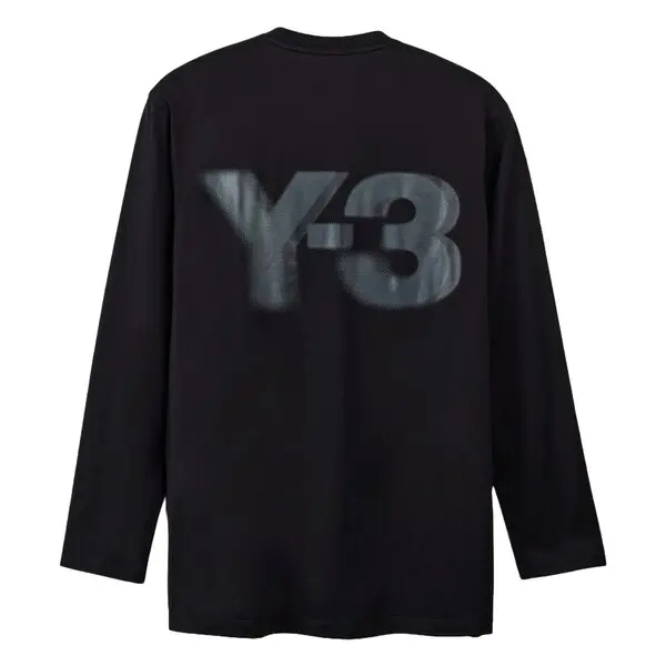 Adidas Y-3 Logo Long Sleeve T-shirt Asia Sizing