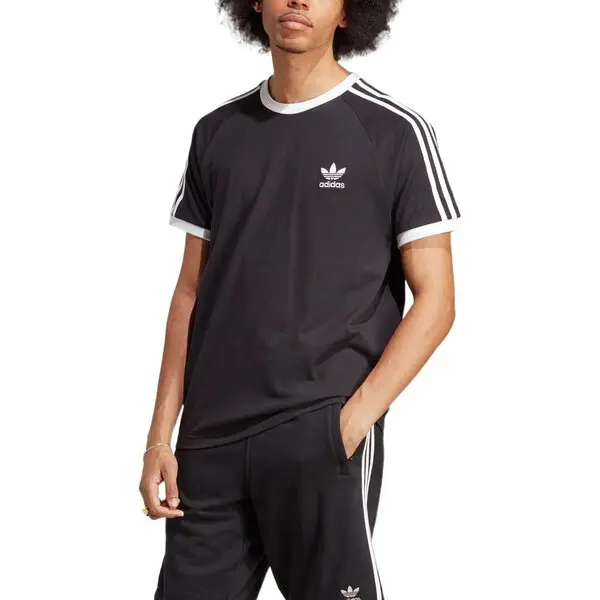 Adidas Originals Adicolor Classics 3-stripes Tee 'black - Black/white