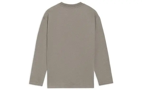 LI-NING Embroidered Loose Round Neck Long Sleeve Top
