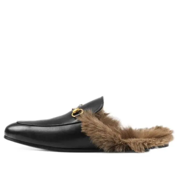 Gucci Princetown Horsebit Fur Lined Slipper - Default Color