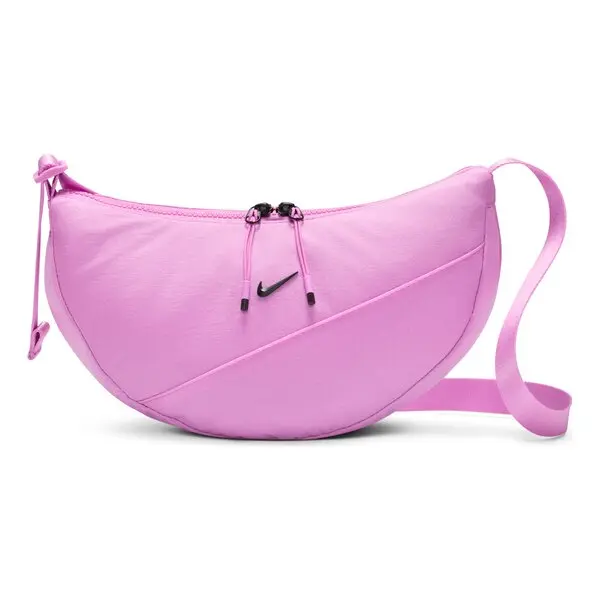 Nike Aura 4l Crescent Crossbody Bag 'light Magenta Sm Black Electric - Light Magenta/sm Black Electric